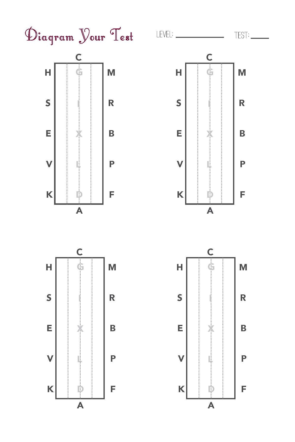 Dressage Rider's Journal - PDF - Dressage Test Diagrams, Horse Show ...