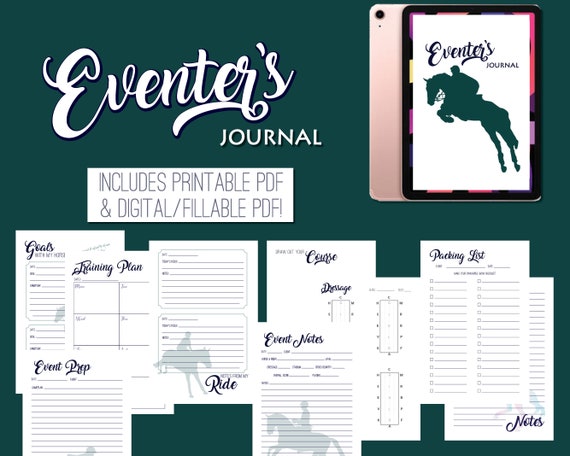 Eventer's Journal Printable & Interactive PDF | Etsy