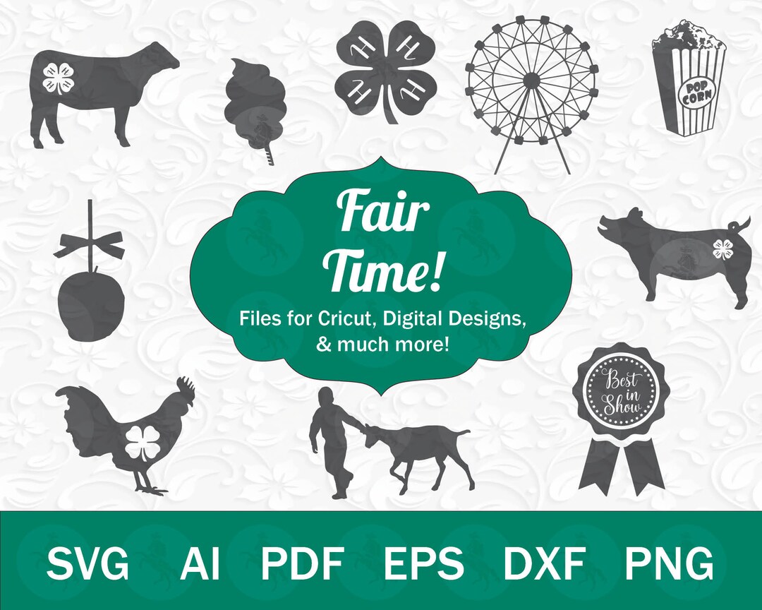 County Fair SVG für Cricut State Fair SVG Bundle 4-H SVG - Etsy Schweiz