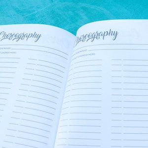 The Dancer's Journal - Training Logbook/notebook/diary for Dancers and ...