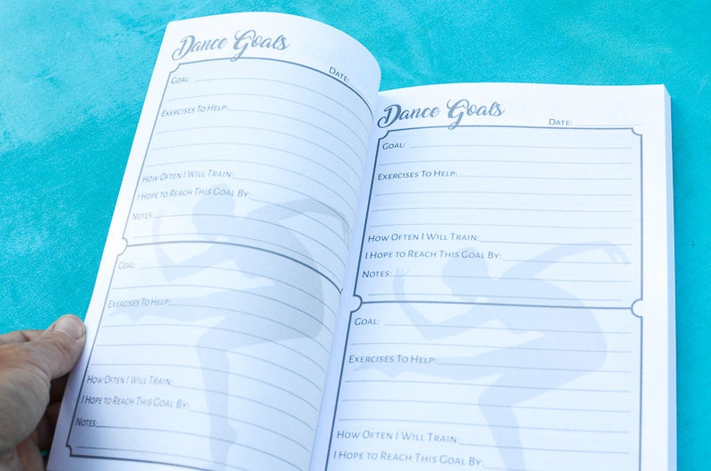 The Dancer's Journal Training Logbook/notebook/diary for - Etsy
