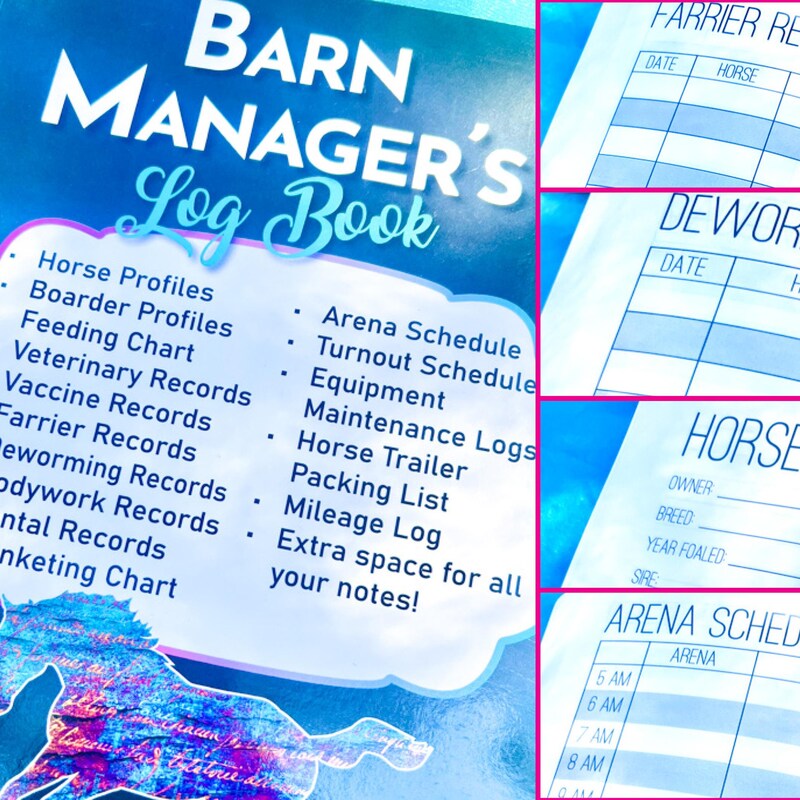 Feed Chart for Barn - Etsy
