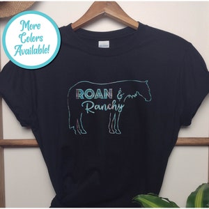 Roan & Ranchy Ranch Horse SVG Bundle, Western Svg Silhouettes, Western ...