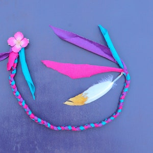 Braided Feather Mane & Tail Accessories for Horse or Pony | Etsy