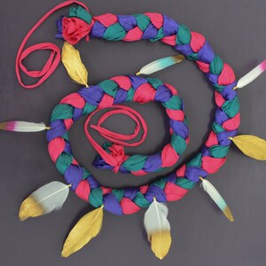 Feather Neck Wreath for Horses and Ponies *custom* - Braided Fabric ...