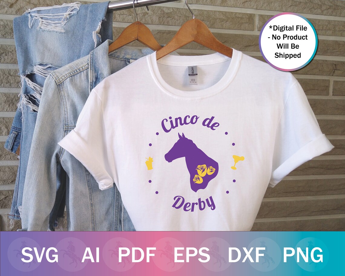 Cinco De Derby SVG Kentucky Derby SVG Shirt Design Horse - Etsy