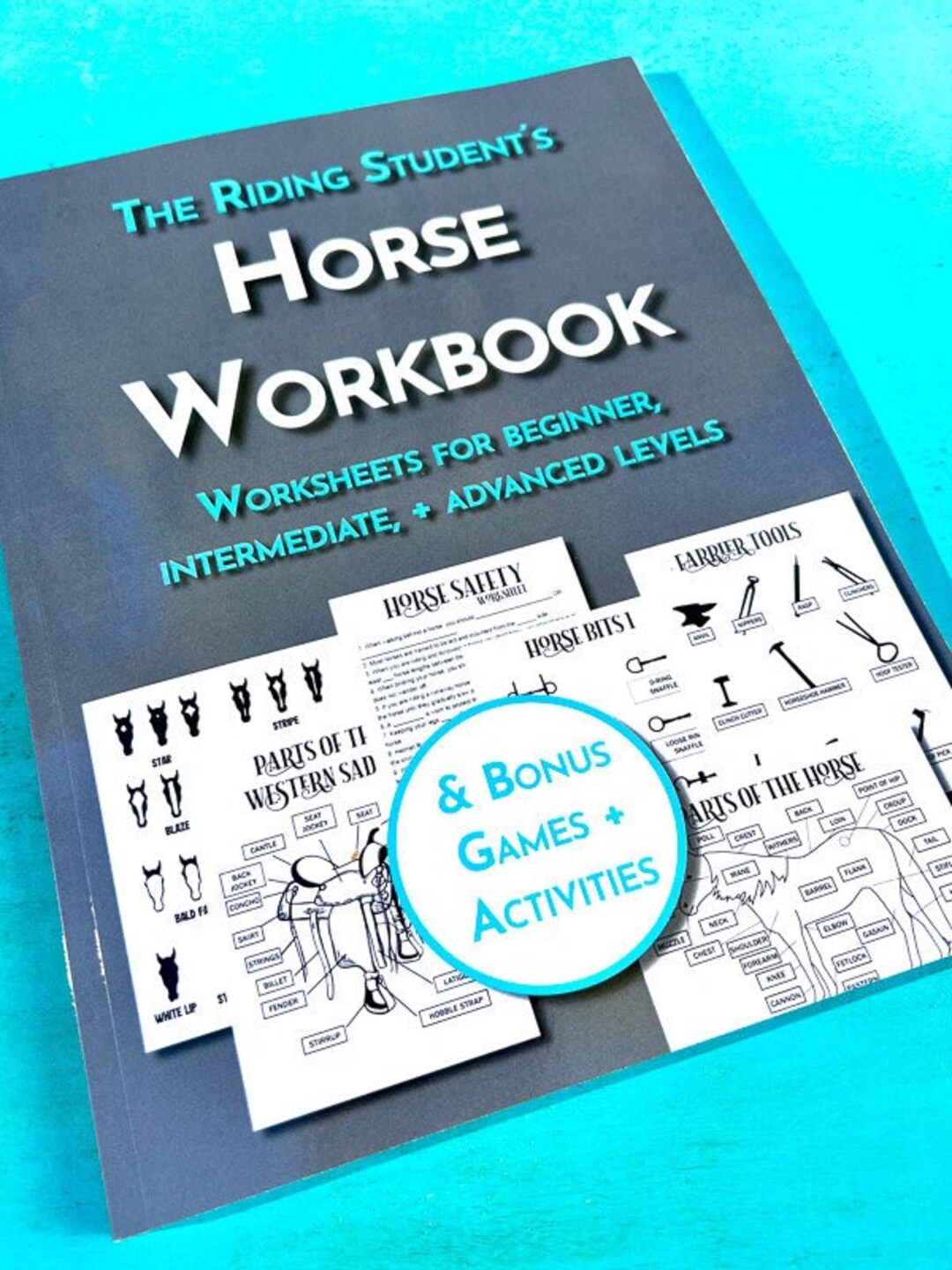 Riding Student's Horse Workbook | Horse Diagram and Knowledge ...