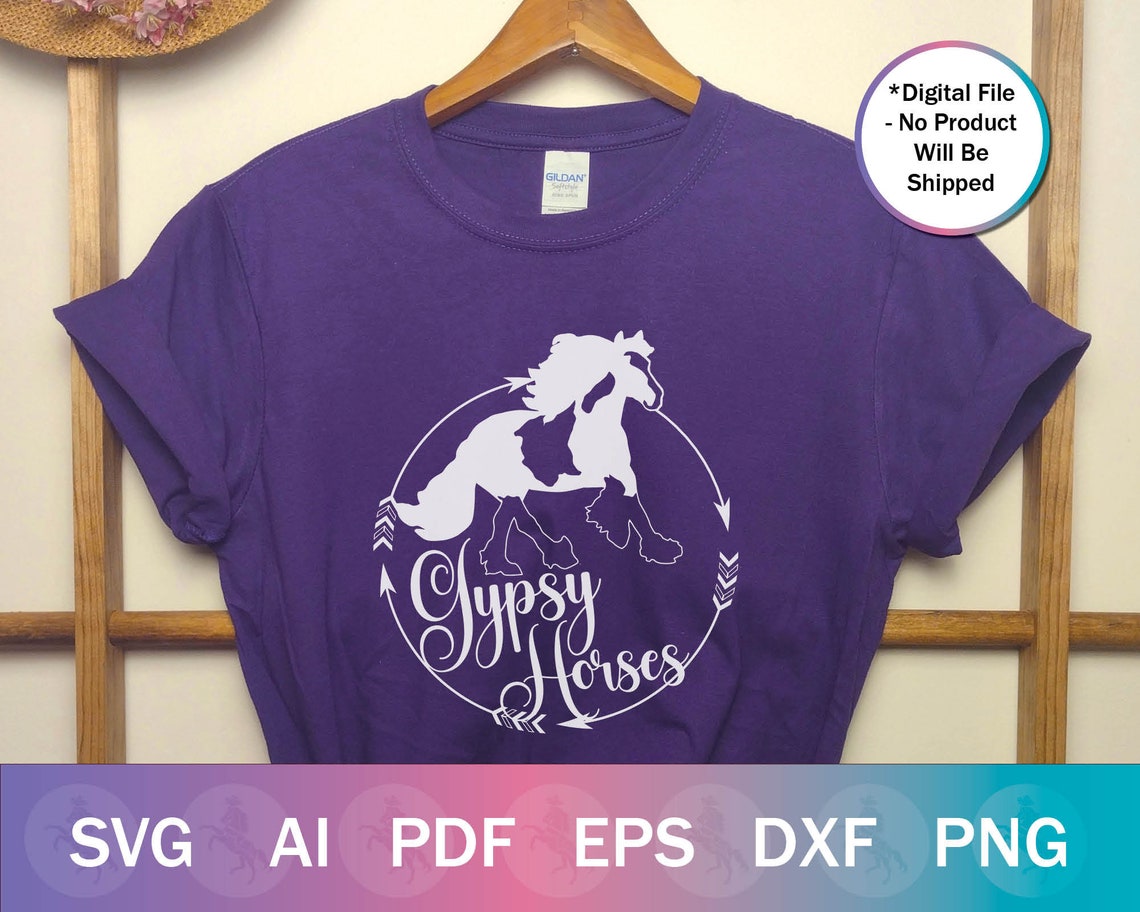 Gypsy Horse SVG PNG Bundle Gypsy Vanner SVG Draft Horse Svg - Etsy