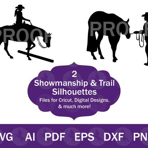 Horse Show SVG for Cricut / Horse Silhouette Vector Files / - Etsy
