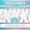 Template: Center Diamonds Tack Set - Etsy