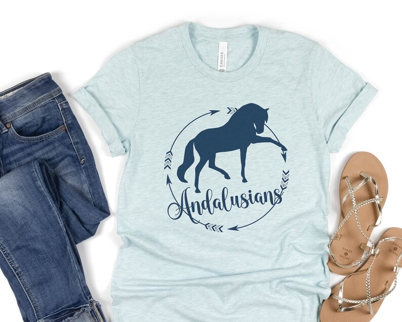 Andalusian Horse Shirt | Andalusian T-shirt, Andalusian Horse Gift ...