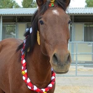 Sleigh Bells Neck Wreath for Horse or Pony | Horse Neck Wreath | Neck ...