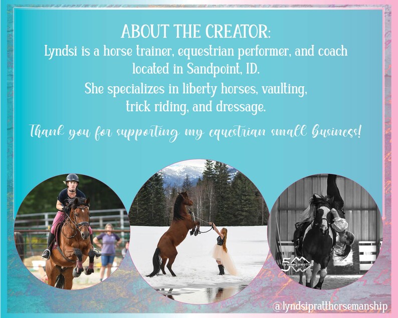 Horse Show Pattern Printable MEGA Bundle: Showmanship, Equitation ...