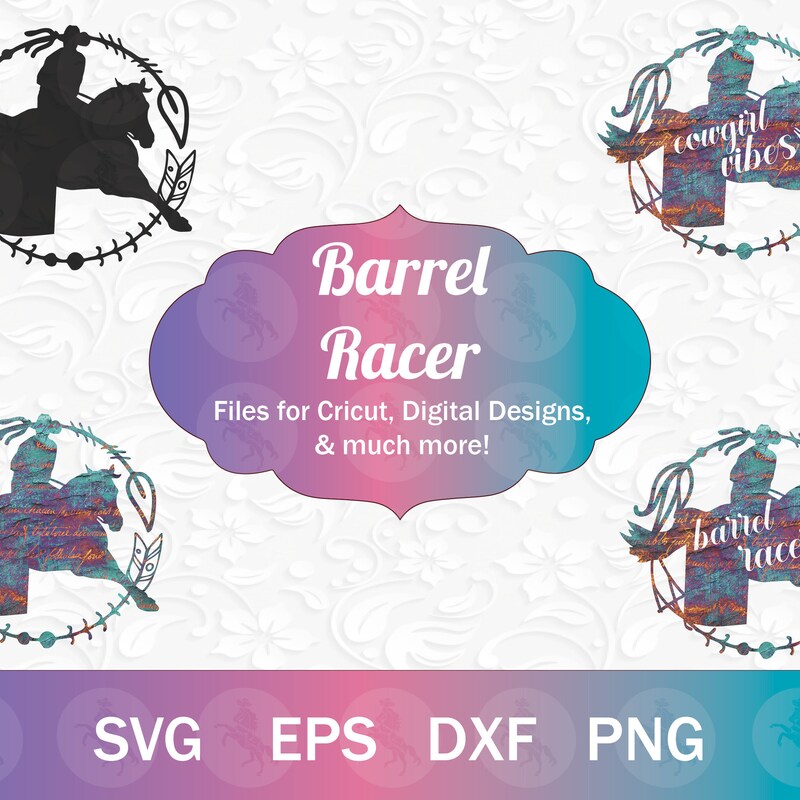 Barrel Racing Svg - Etsy