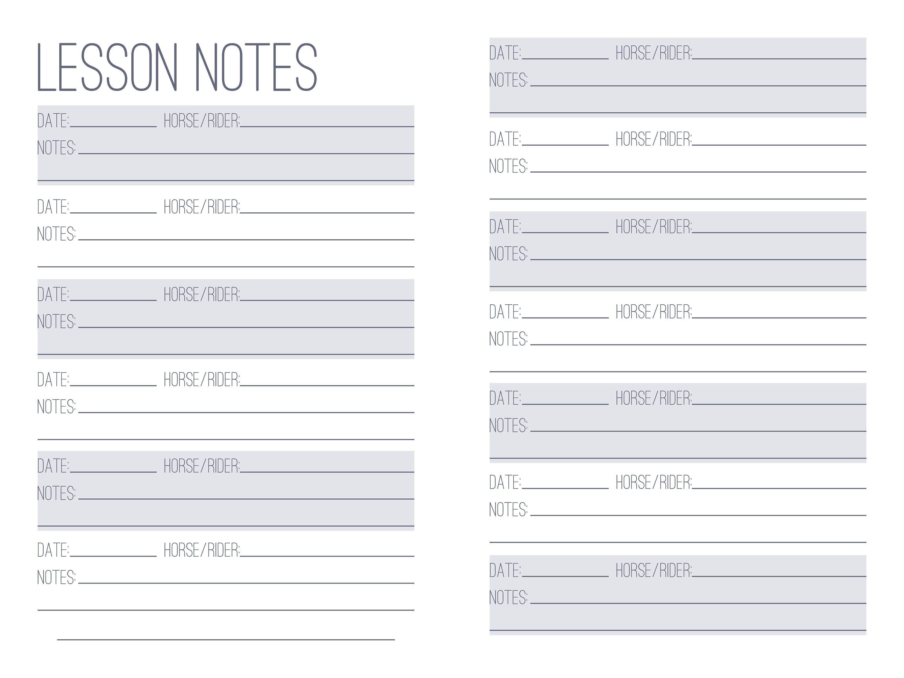 The Horse Trainer's Log Book - Digital/pdf - Planner & Journal for ...