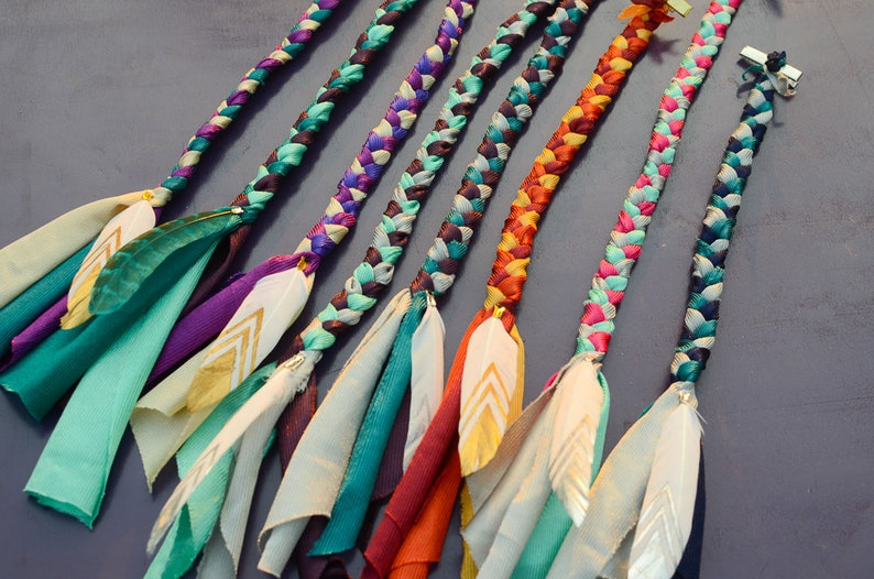 Braided Feather Mane & Tail Accessories for Horse or Pony | Etsy