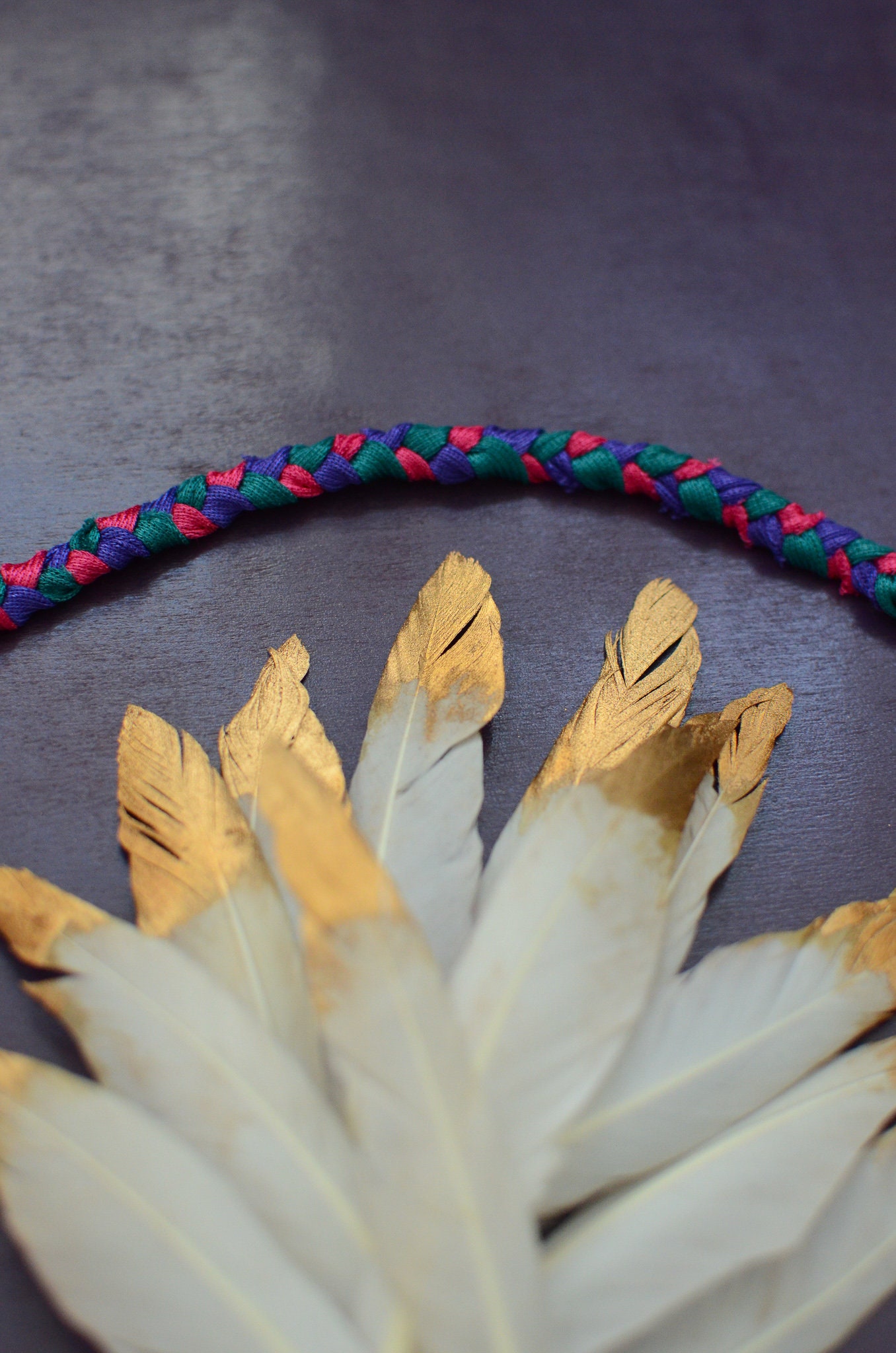 Braided Feather Running Braid Mane Clip in Accessory Mane - Etsy