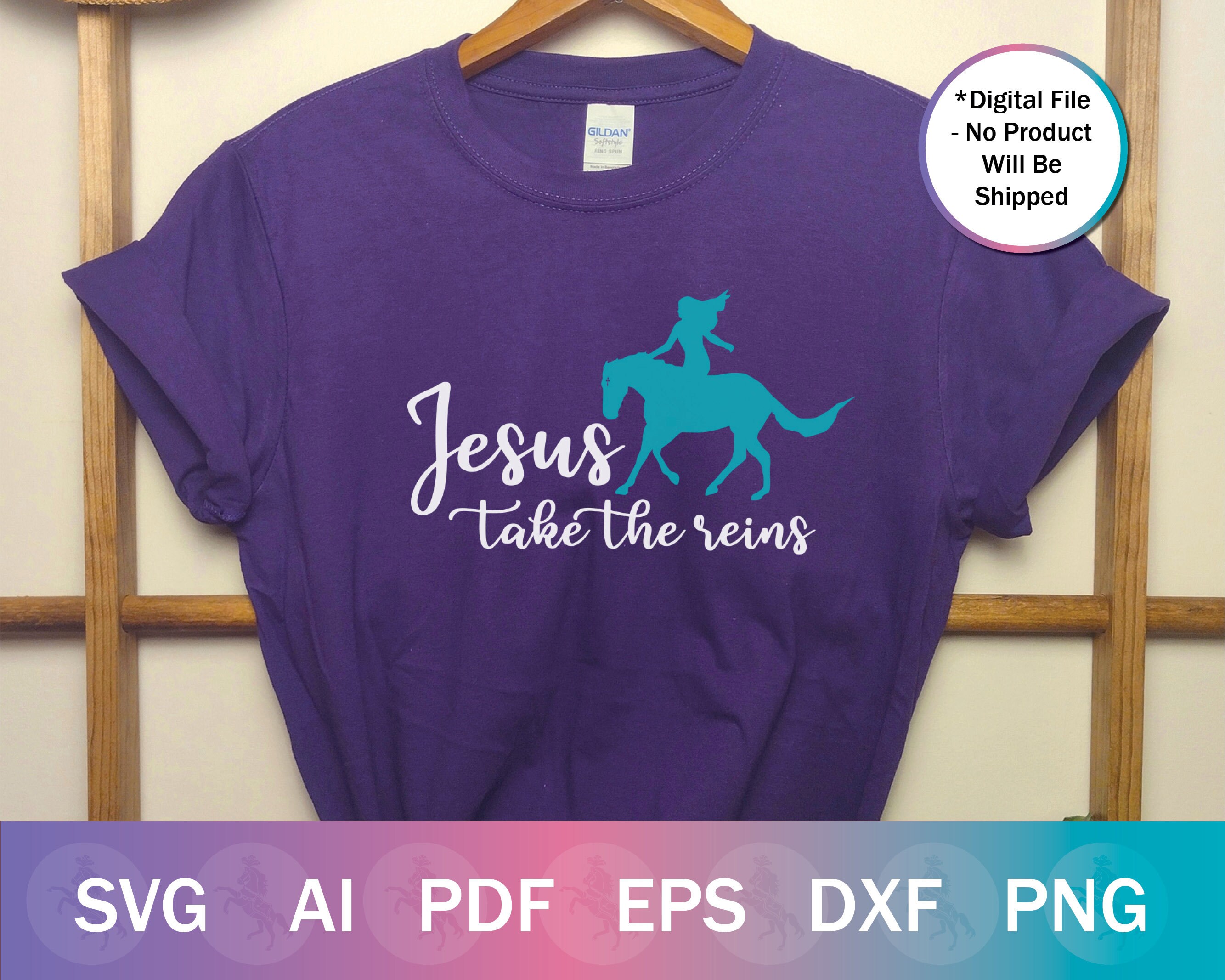 Jesus Take the Reins SVG for Cricut Silhouette Christian - Etsy UK