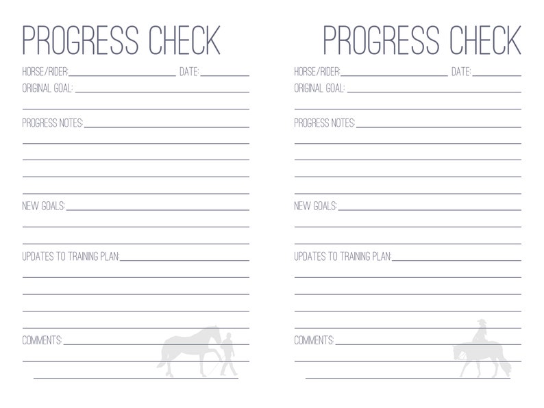 The Horse Trainer's Log Book - Digital/pdf - Planner & Journal for ...