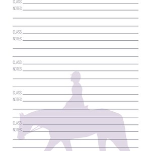 The Horse Show Journal Digital PDF, Horse Show Log Book, Horse Show ...