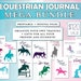 The Horse Show Journal Digital PDF, Horse Show Log Book, Horse Show ...