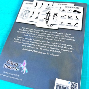 The Book of Equestrian Diagrams & Worksheets | Horse Parts and Horse ...