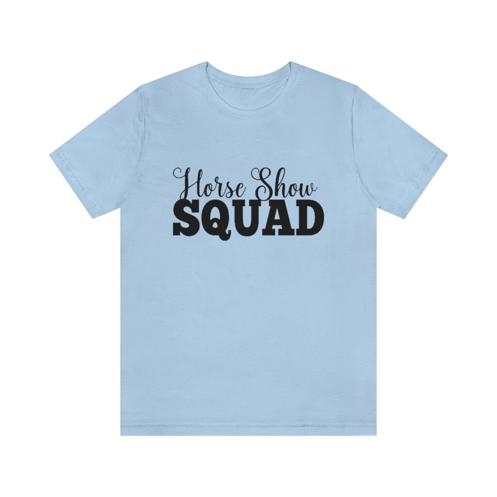 Horse Show Squad Shirt Team Horse Show T-shirts Horse Squad - Etsy
