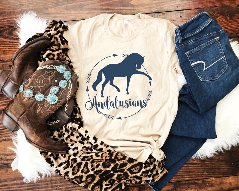 Andalusian Horse Shirt | Andalusian T-shirt, Andalusian Horse Gift ...