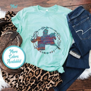 Barrel Racer Shirt | Cowgirl and Horse T-shirt, Cowgirl Gift, Barrel ...