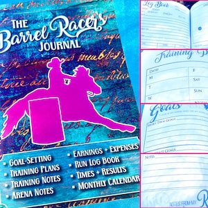 Barrel Racer's Journal - Printed Version | Barrel Racing Log Book ...