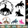 Sliding Stop SVG, Reiner Svg, Reining Horse Svg for Cricut, Quarter ...