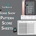 The Book of Horse Show Pattern Scoresheets | Horse Judging Workbook for ...