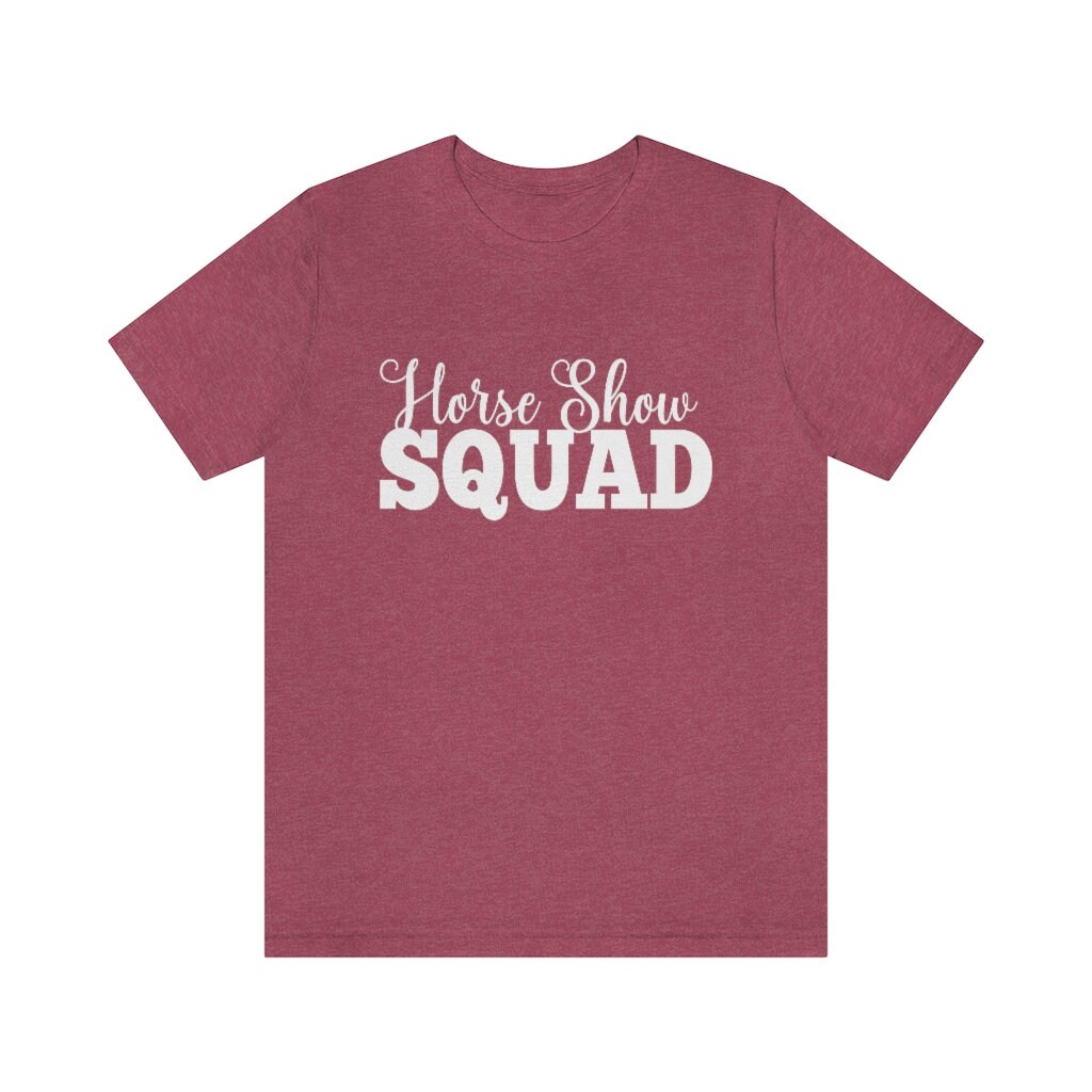 Horse Show Squad Shirt Team Horse Show T-shirts Horse Squad - Etsy