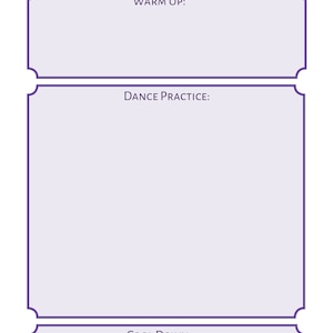 The Dancer's Journal - Digital & Printable PDF - Training Logbook ...