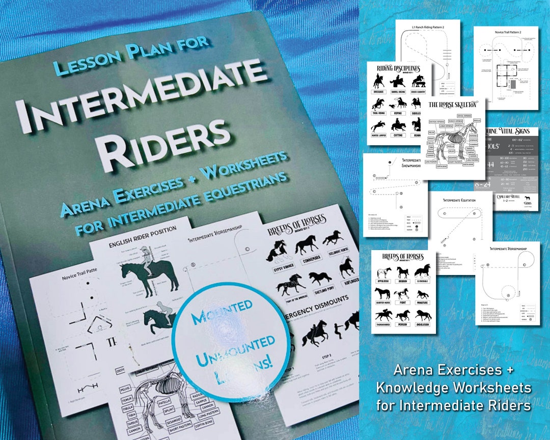 Intermediate Rider Lessons & Activities Book | Arena Exercises ...