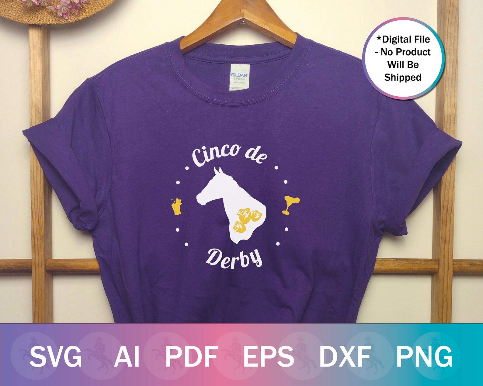 Cinco De Derby SVG Kentucky Derby SVG Shirt Design Horse - Etsy