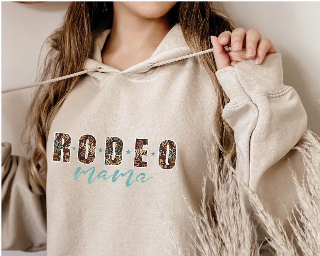 Rodeo Mama Sweatshirt, Western Cowgirl Hoodie, Rodeo Mom Hoodie, Gift ...