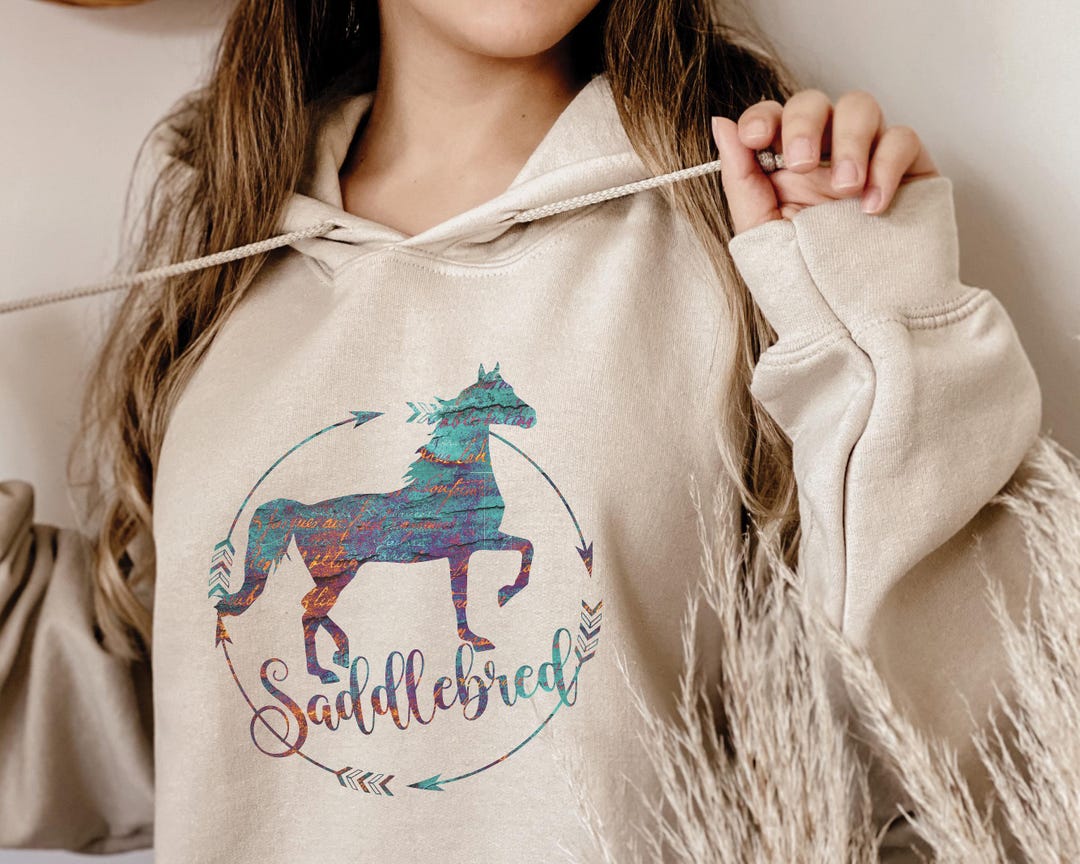 Saddlebred Horse Sweatshirt | Saddlebred Horse Hoodie, Saddlebred Horse ...