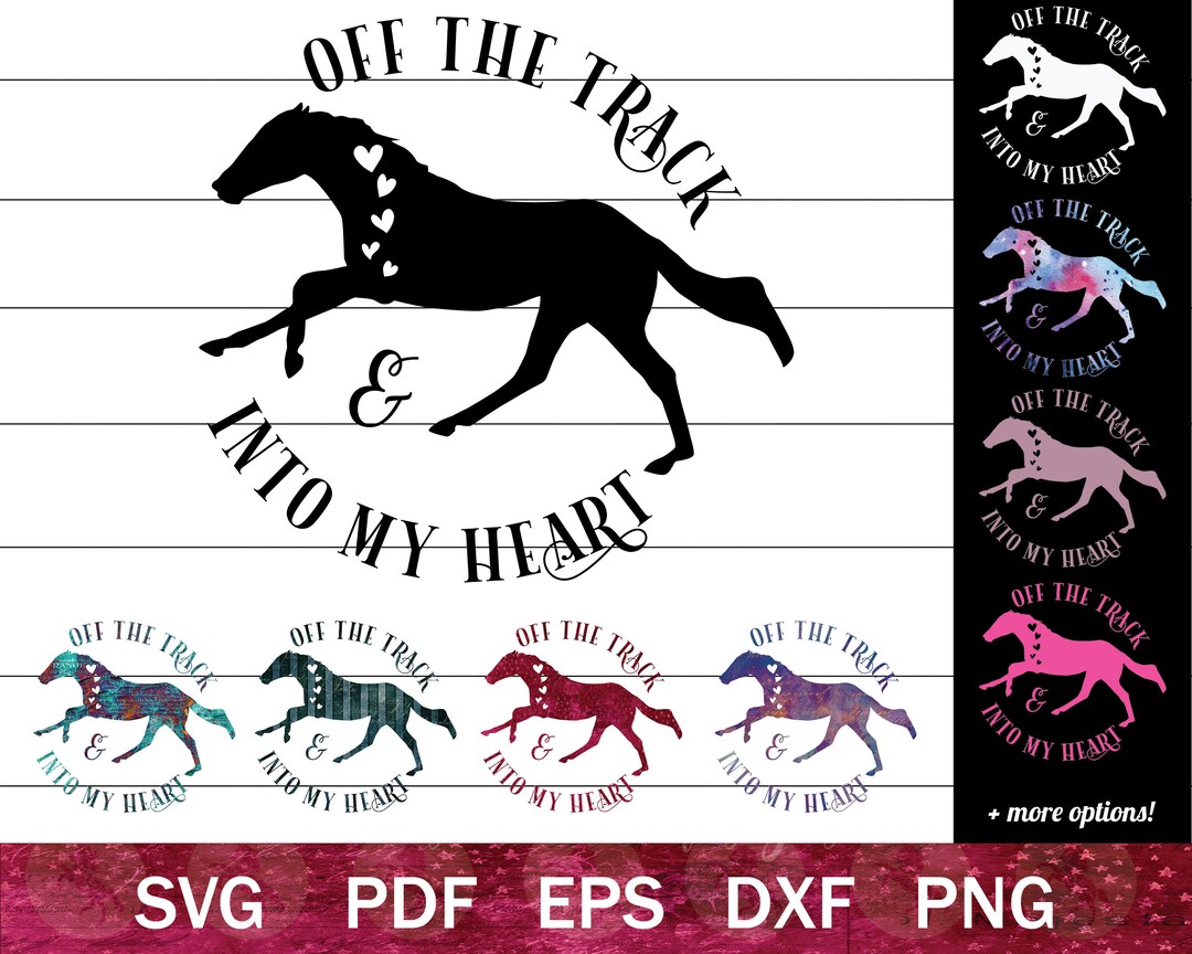 Off the Track OTTB SVG Bundle, Eventer Design Files, off Track ...