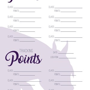 The Horse Show Journal Digital PDF, Horse Show Log Book, Horse Show ...