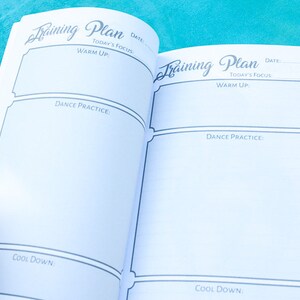 The Dancer's Journal - Training Logbook/notebook/diary for Dancers and ...