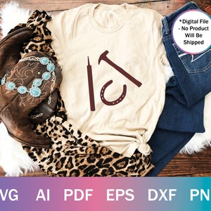 Farrier Tools SVG & PNG Bundle, Horse Farrier SVG Bundle, Farrier Clip ...