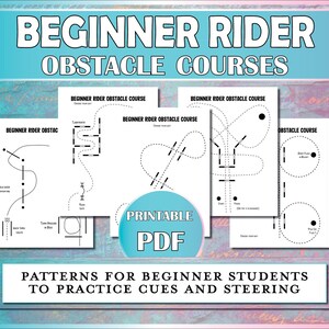Beginner Rider Exercises Printable Diagram, Ground Pole Obstacle ...