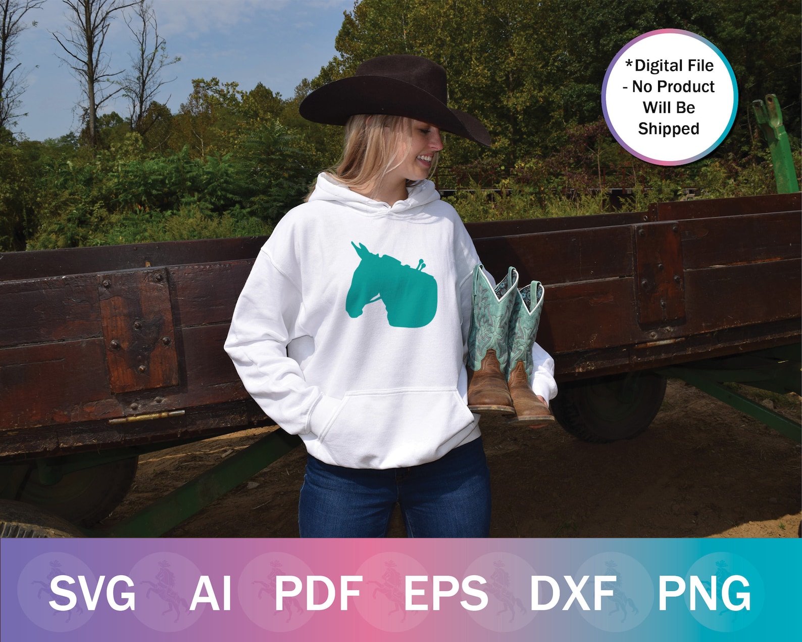 Mule SVG for Cricut | Mule SVG Bundle: Sitting Mule SVG, Jumping Mule ...