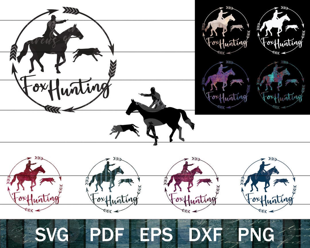 Fox Hunting SVG PNG Bundle, Foxhunting Rider SVG, Horse and Hound Svg ...