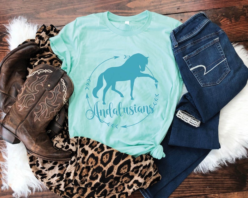 Andalusian Horse Shirt | Andalusian T-shirt, Andalusian Horse Gift ...