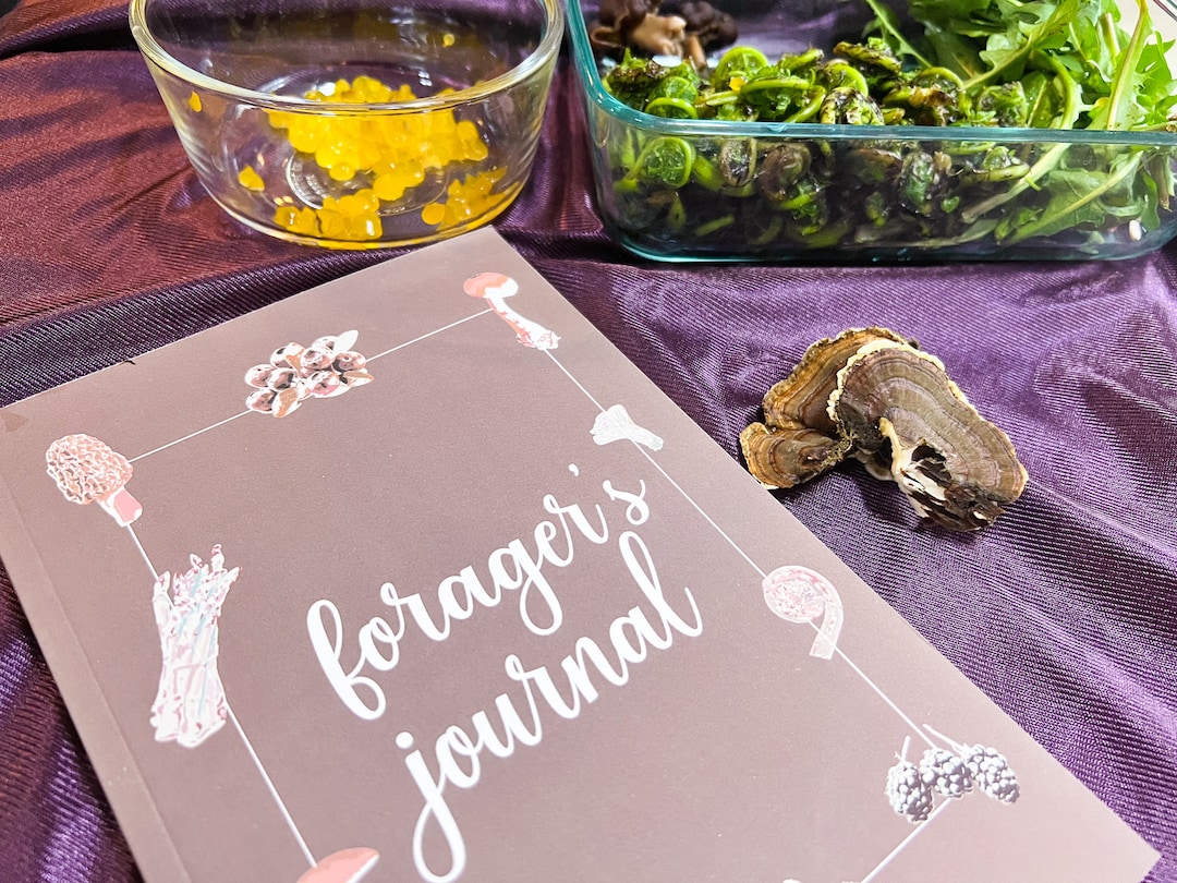The Forager's Journal - Log Book for Foraging, Mushroom Hunting Log ...