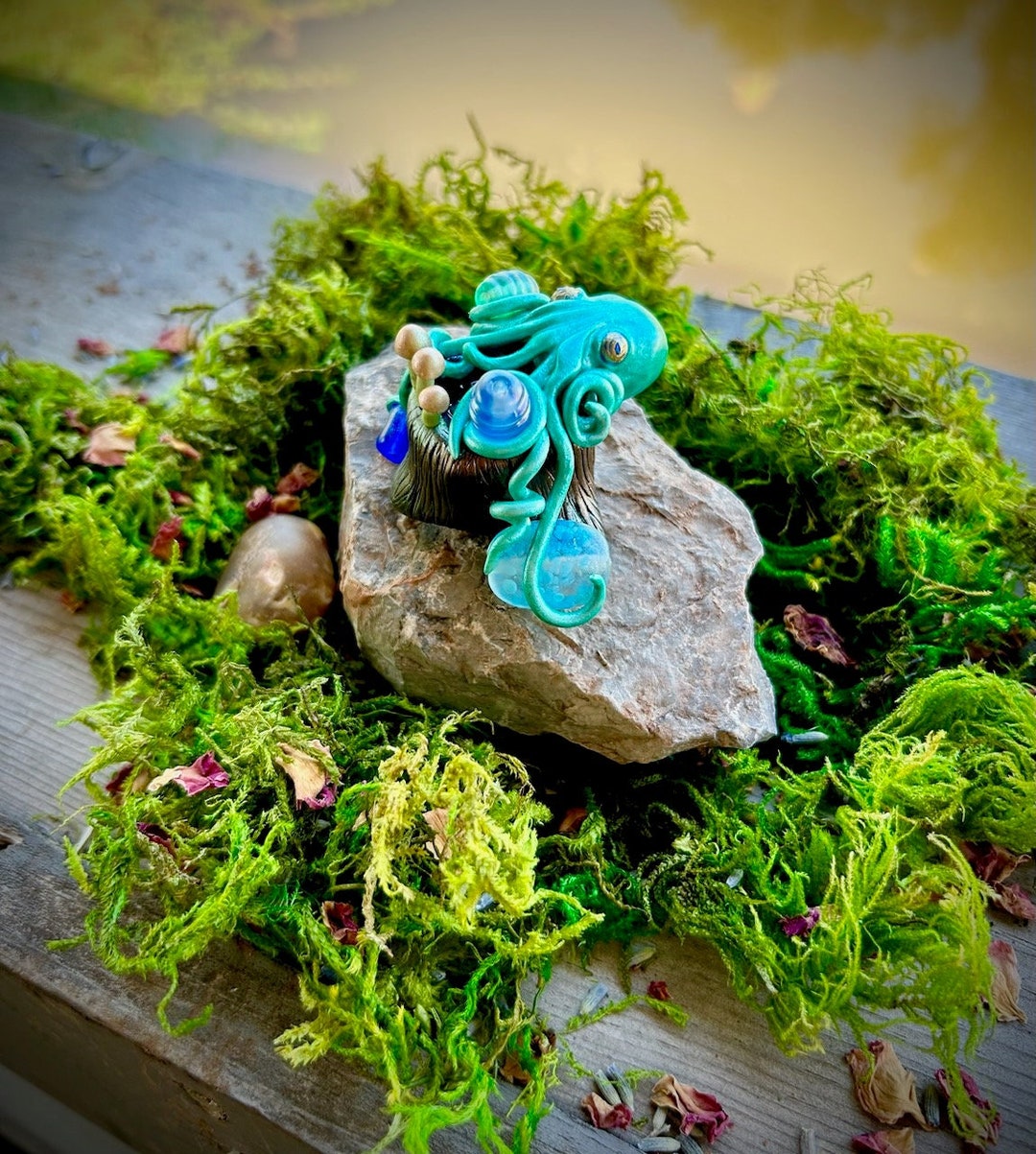 Whimsical Octopus Fairy Stump Portal - Etsy