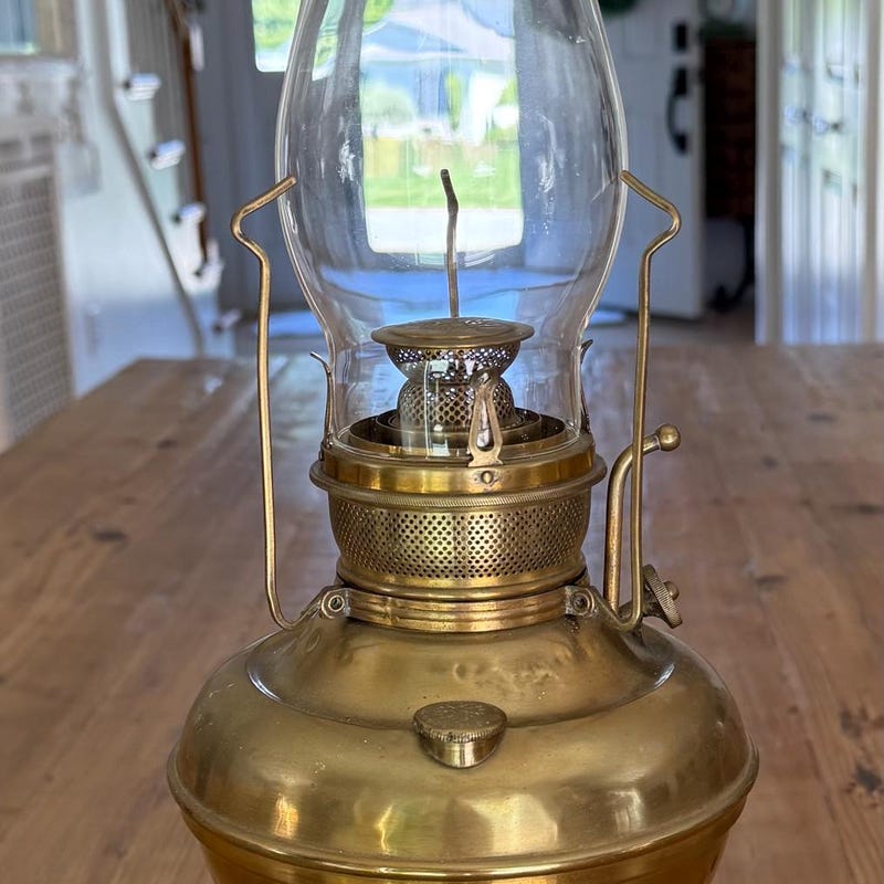 Antique Miller Table Lamp - Etsy