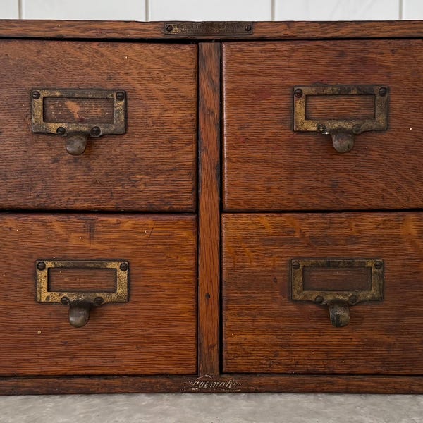 Card Catalog Cabinet - Etsy